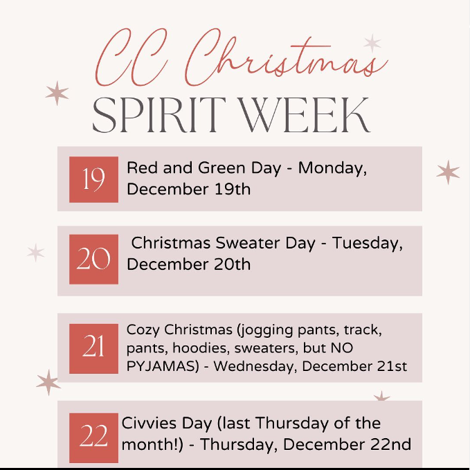 Corpus Christi Christmas Spirit Week | Corpus Christi Catholic ...
