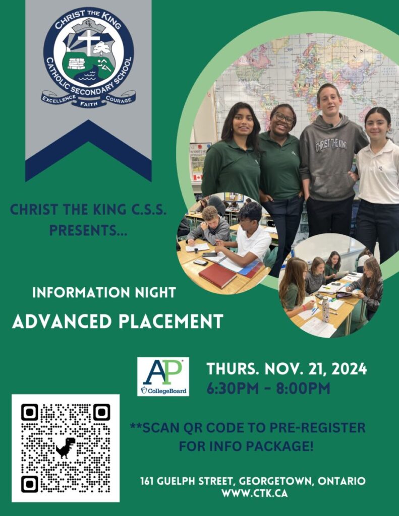 Advanced Placement Info Night…Pre-register for all the latest ...