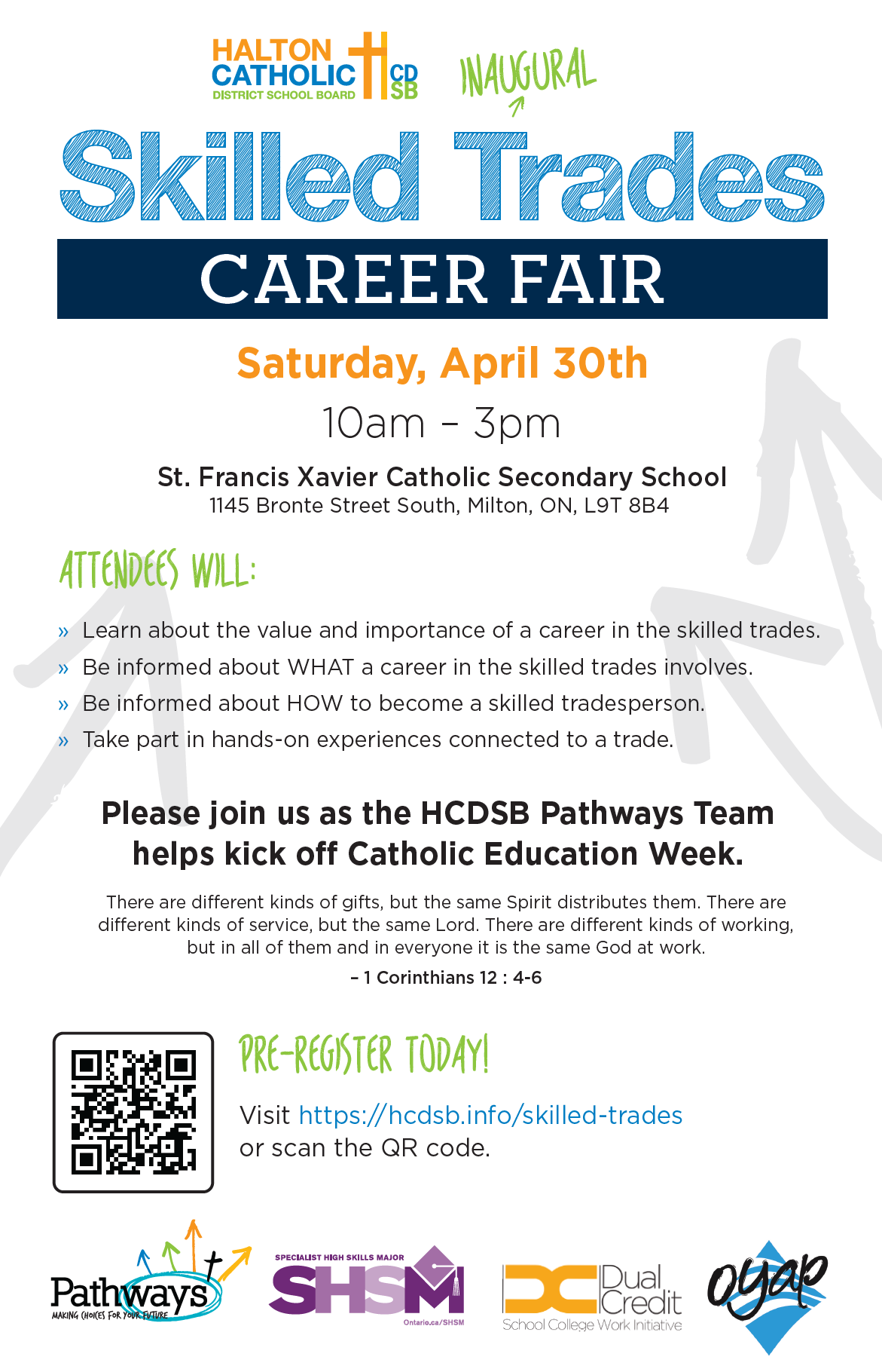 Skilled Trades Career Fair | St. Ignatius of Loyola Catholic Secondary ... Skilled Trades Career Fair | St. Ignatius of Loyola Catholic Secondary ...